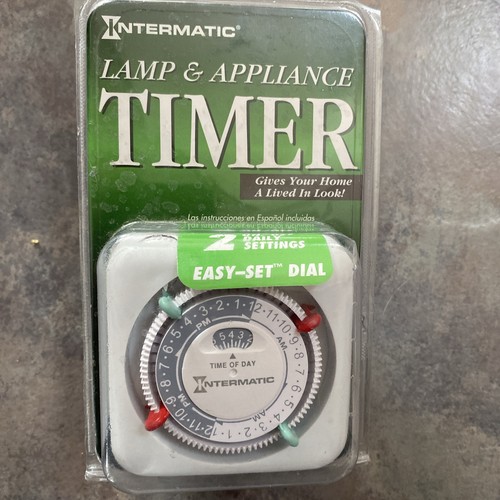 Intermatic Lamp And Appliance 24-hour Timer Easy Set Dial 2 Settings ...