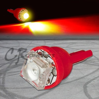 1 SUPER FLUX LED T10 W5W 194 168 EXTRA RED INTERIOR ROOF DOME WEDGE ...