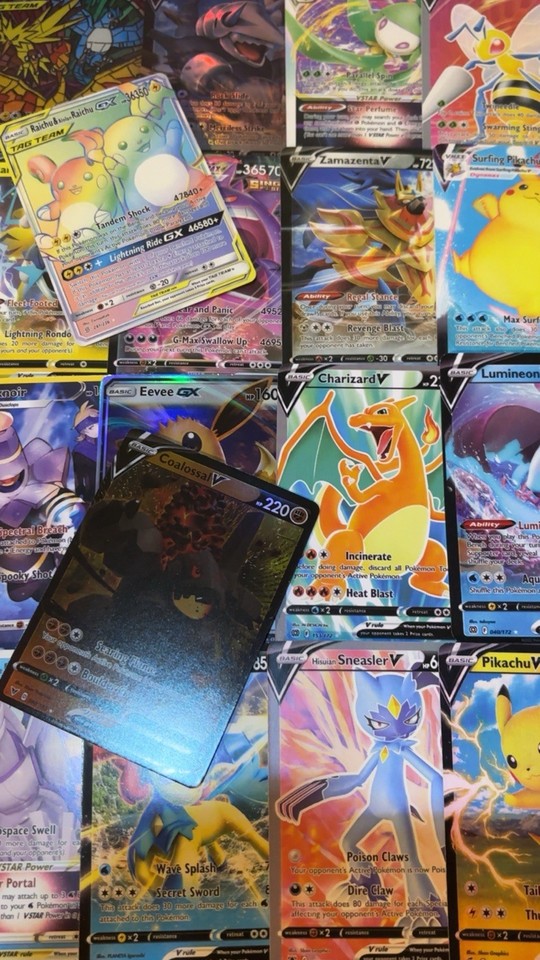 Pokemon Cards Vmax/Random 4 pc./FAKE | eBay