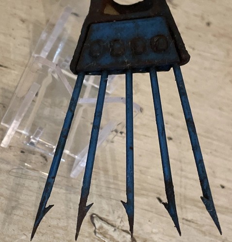 Vintage 5 Tine Fish Frog Gig Gaff Head Trident Spear | eBay