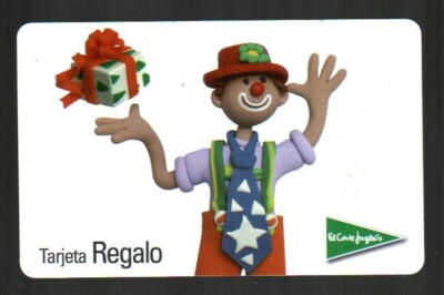 EL CORTE INGLES ( Spain ) Clown 2010 Gift Card ( $0 ) | eBay