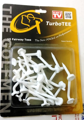 The Golfmen TurboTEE 15 Pack Fairway Golf Tees Angle Performance Tee ...