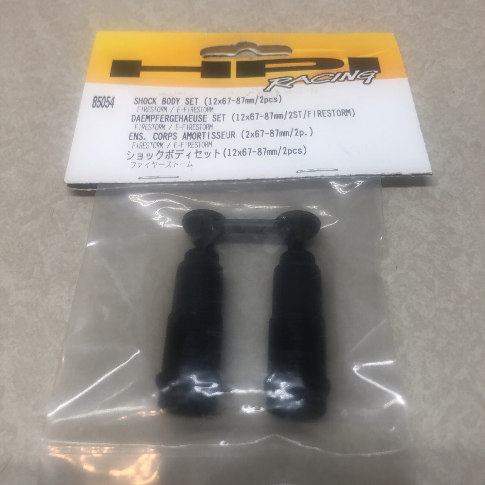 HPI Racing 85054 Shock Body Set 12x67-87mm (2) Blitz Firestorm E ...