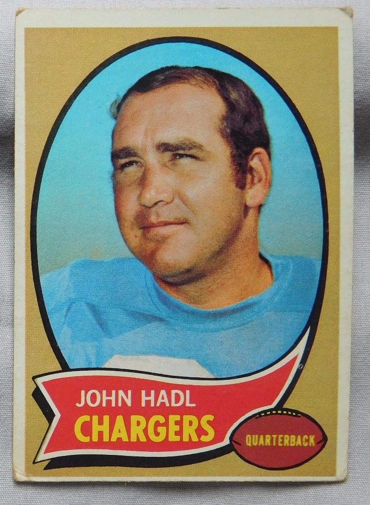 1970 Topps John Hadl San Diego Chargers #73 Football Card ex | eBay