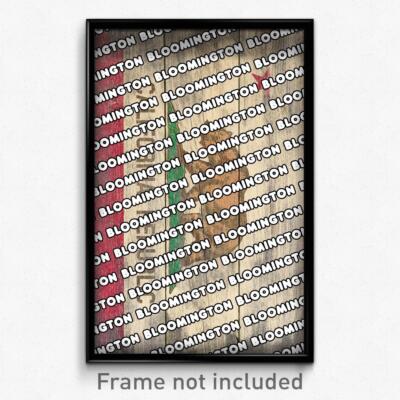 Bloomington California Poster (CA City Souvenir 11x17 Town Print) | eBay