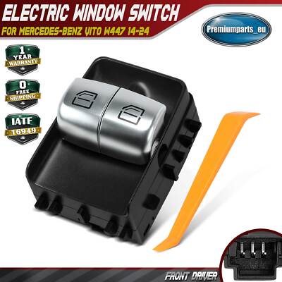 Electric Window Switch Front Driver for Mercedes-Benz Vito W447 14-24 ...