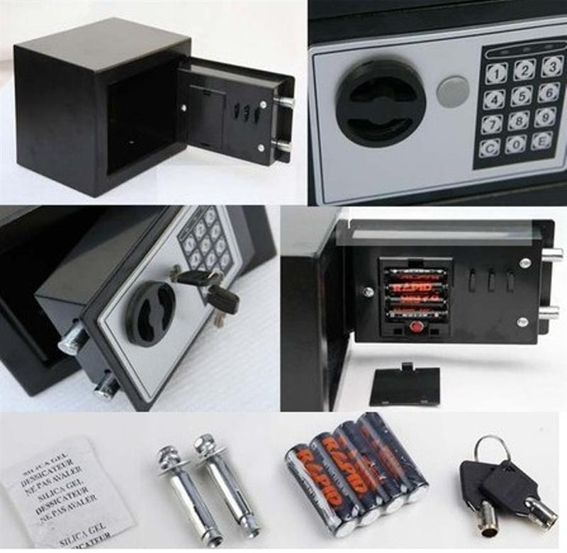 Minisafe elektronischer Safe Tresor Minitresor Wandtresor Wandsafe ...