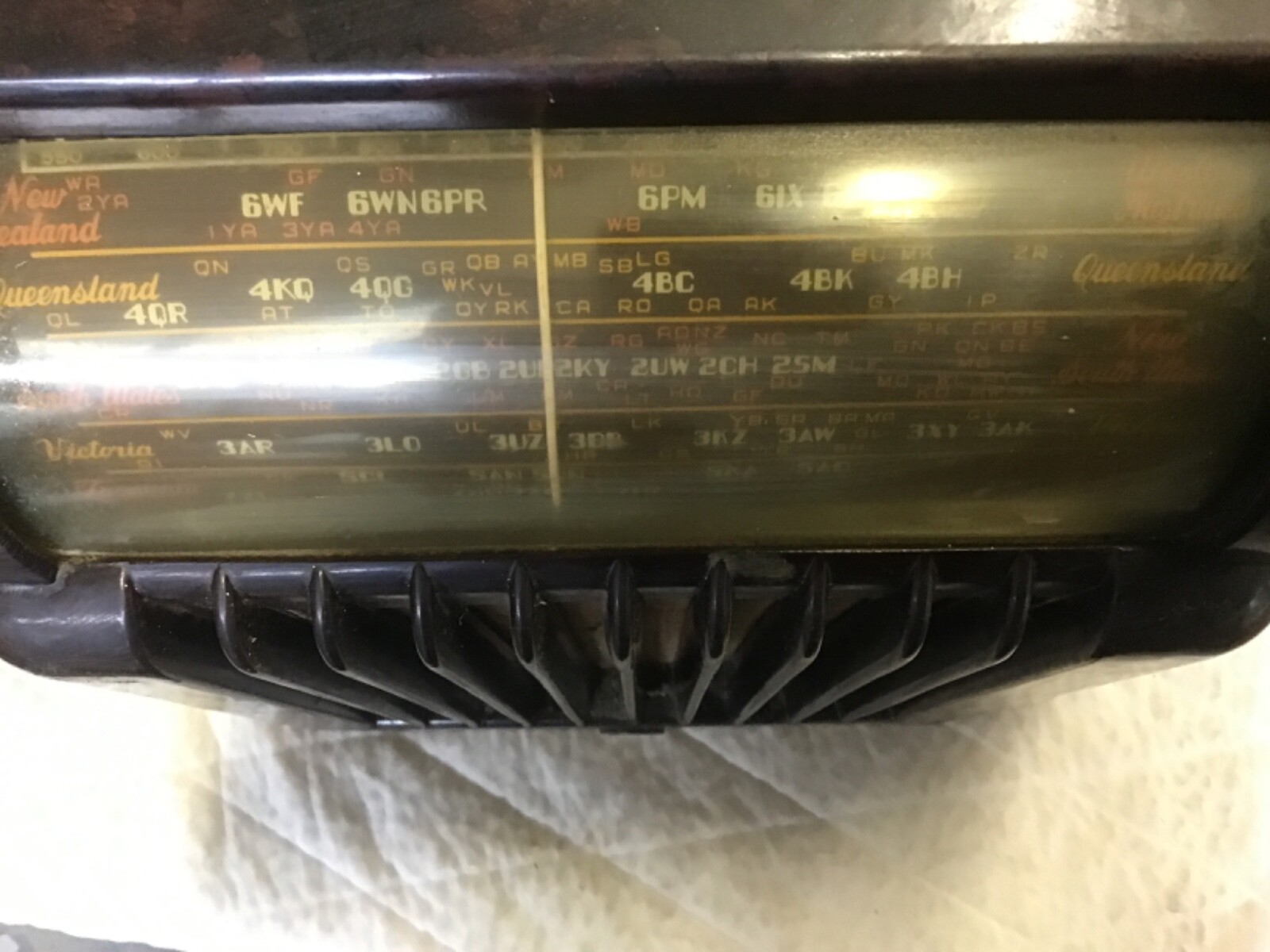 Vintage STC 105C Bakelite jelly mould valve/ tube radio | eBay