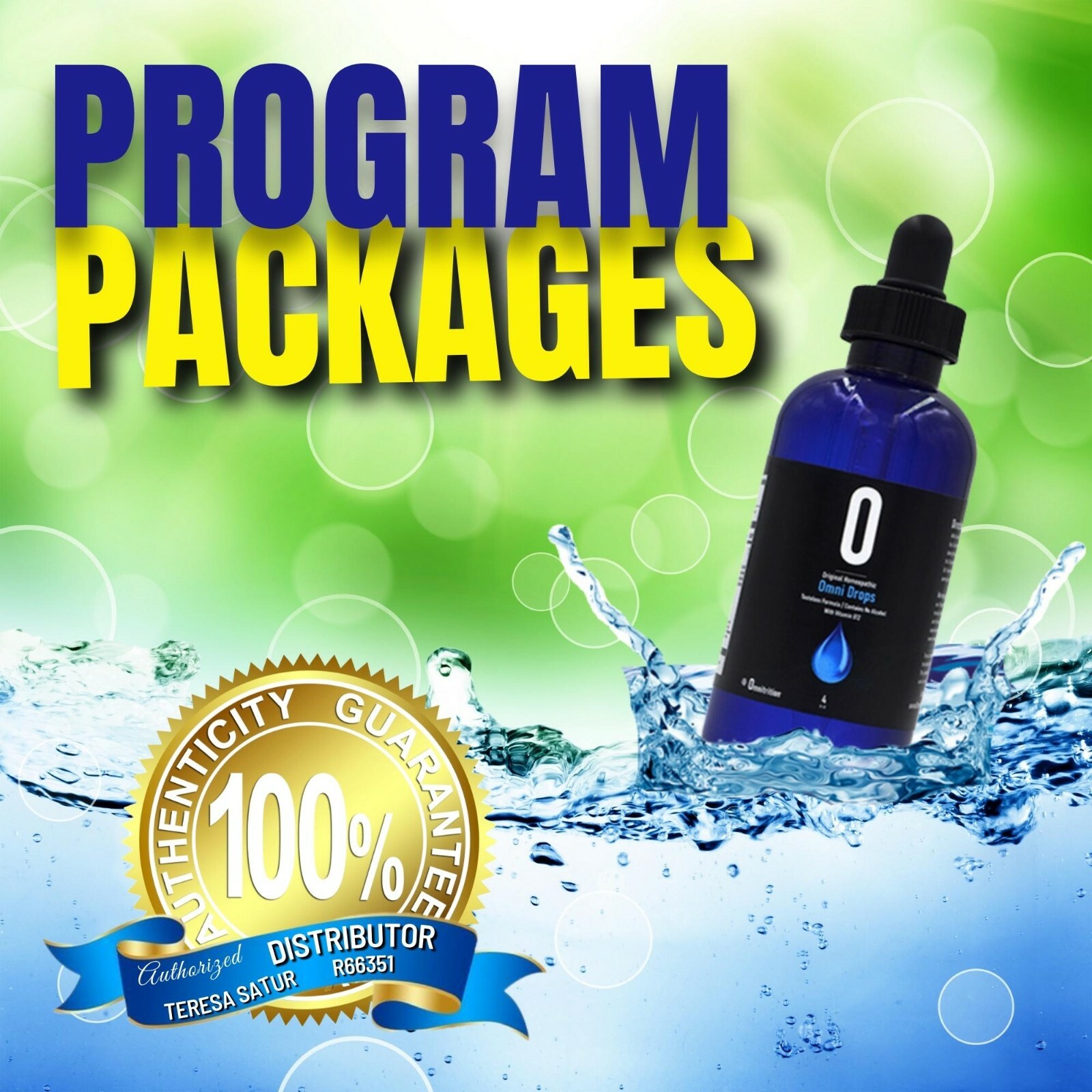 Omnitrition Omni Drops w/ B12 & Program Guide, FRESH & INSTOCK | FAST ...