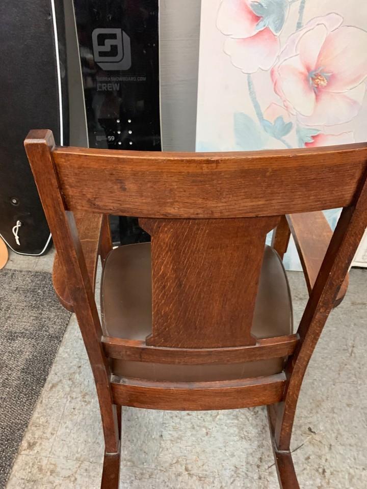 Limbert ? Stickley Style Mission Oak Antique Solid Wood Rocker Rocking ...