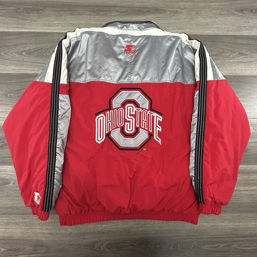 Vintage Ohio State Starter Jacket Coat Adult Extra Large Buckeyes 90s ...