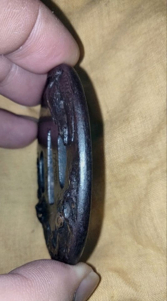 TOGO SHIGEI Tsuba Monkey Eagle Design Omi Residence Box Included 101g ...