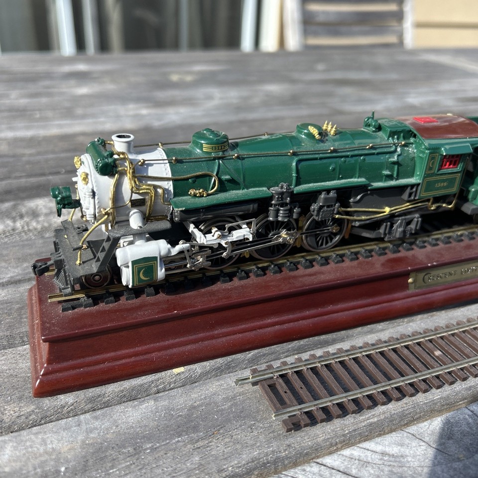 Franklin Mint HO Southern Crescent Limited #1396 Steam Locomotive with ...