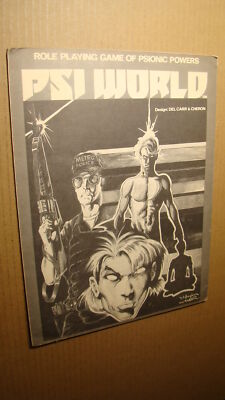 PSI WORLD DUNGEON MASTERS SCREEN *RARE ORIGINAL* DUNGEONS DRAGONS ...