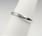 STERLING SILVER LOVE SCRIPT BAND PROMISE RING SIZES 7 AND 8 | eBay