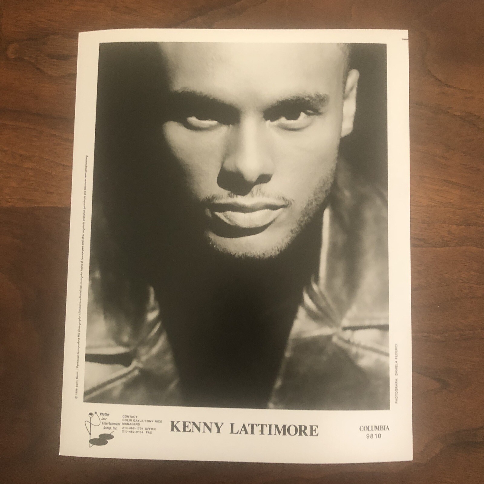 Kenny Lattimore Singer & Musician Rare Vintage 8x10 Press Photo | eBay