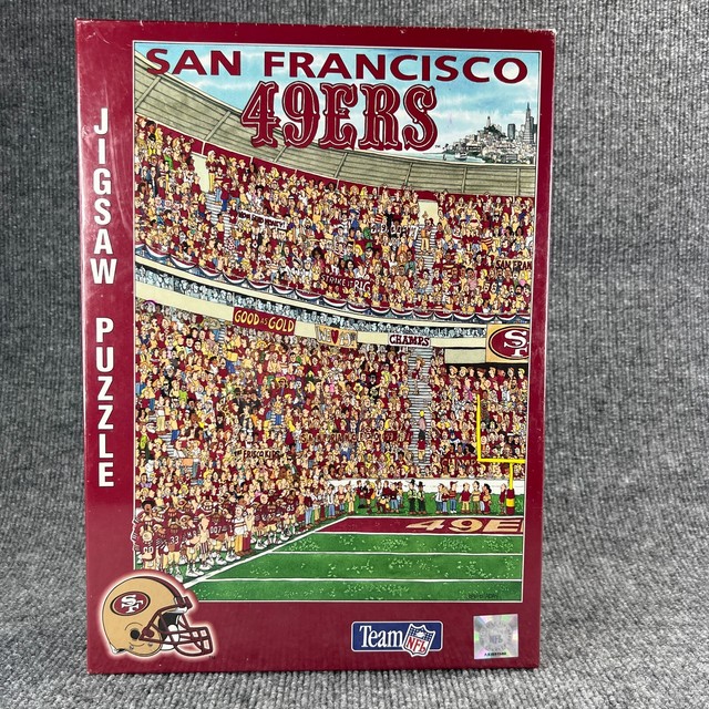 Vintage San Francisco 49ers Jigsaw Puzzle Fandemonium 1994 NFL for sale ...