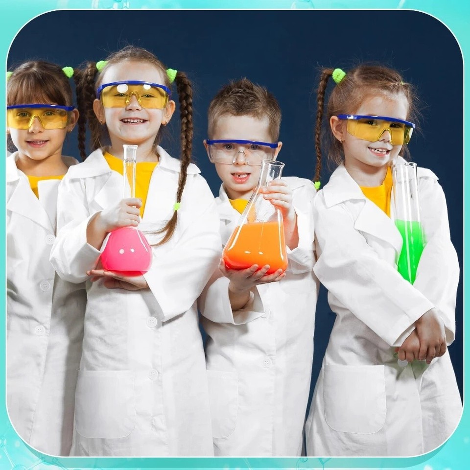 Christmas White Lab Coat Doctors Scientist Girls Boys Kids Dress ...