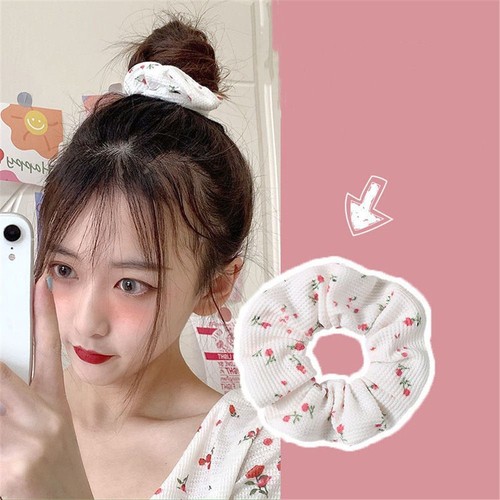 Simple Hair Rings Retro Scrunchies Hairband Hair Rope Intestine | eBay