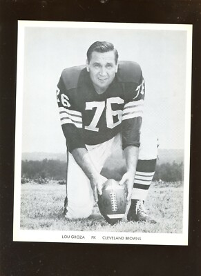 Early 1960's NFL Football Cleveland Browns Team Issued Photos 9 ...