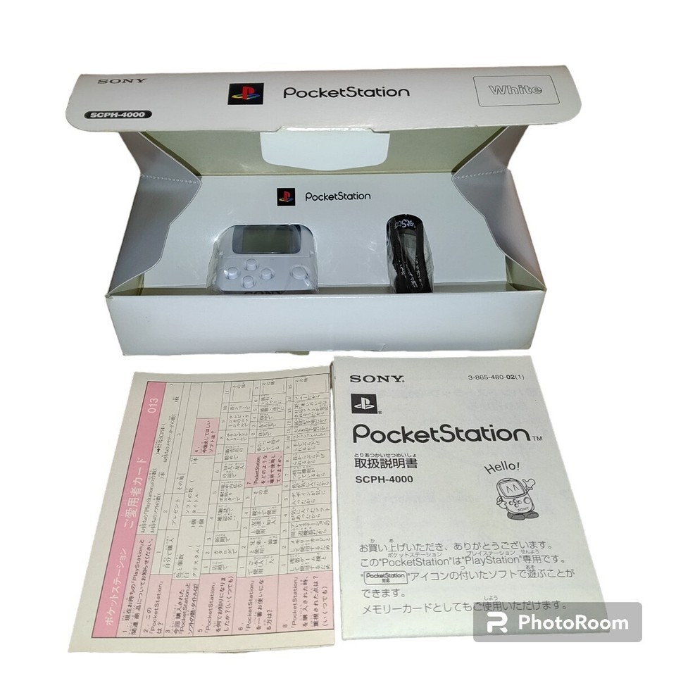 SONY Pocket Station White Pokesute Game JAPAN JP | eBay