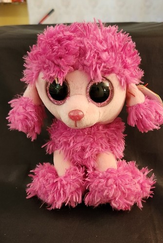 Ty Beanie Boos PATSY the Pink Poodle Dog (6 Inch) Stuffed Plush Animal ...