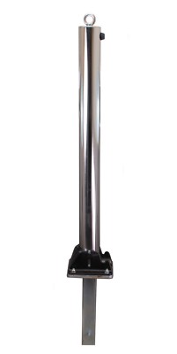 Stainless Steel Folding Parking Post Ground Spigot for use on loose ...