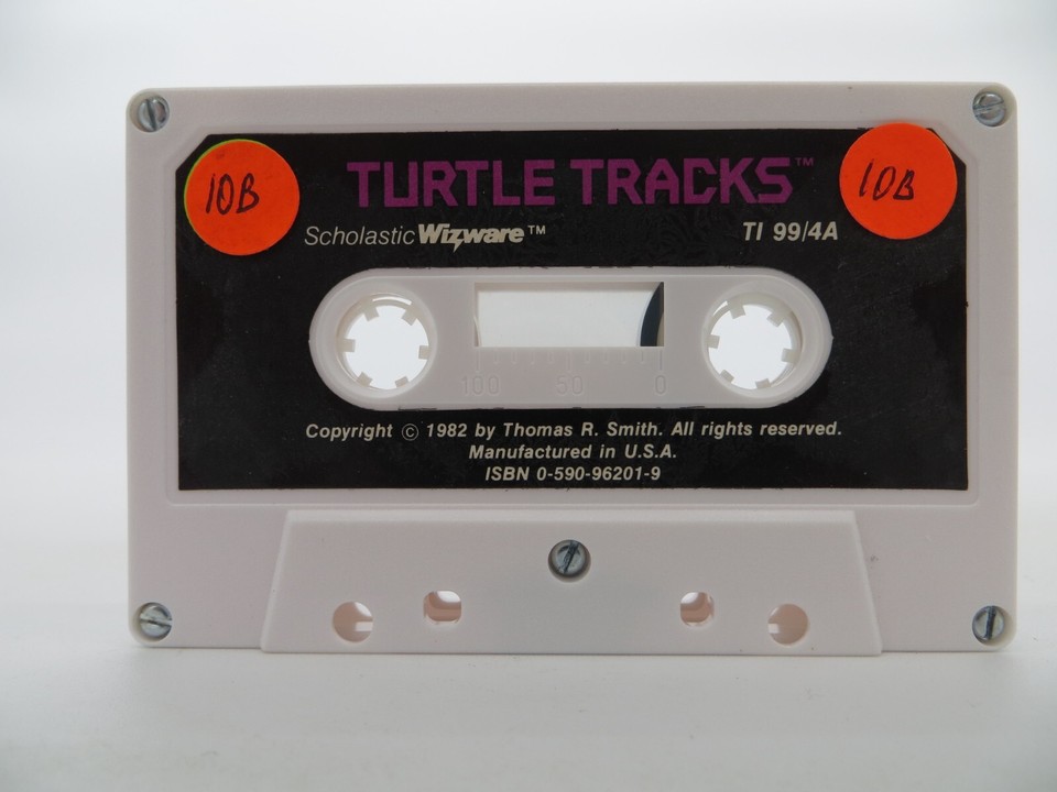 TURTLE TRACKS Atari 400/800/XE Cassette Video Game 1982 vintage computer tape | eBay