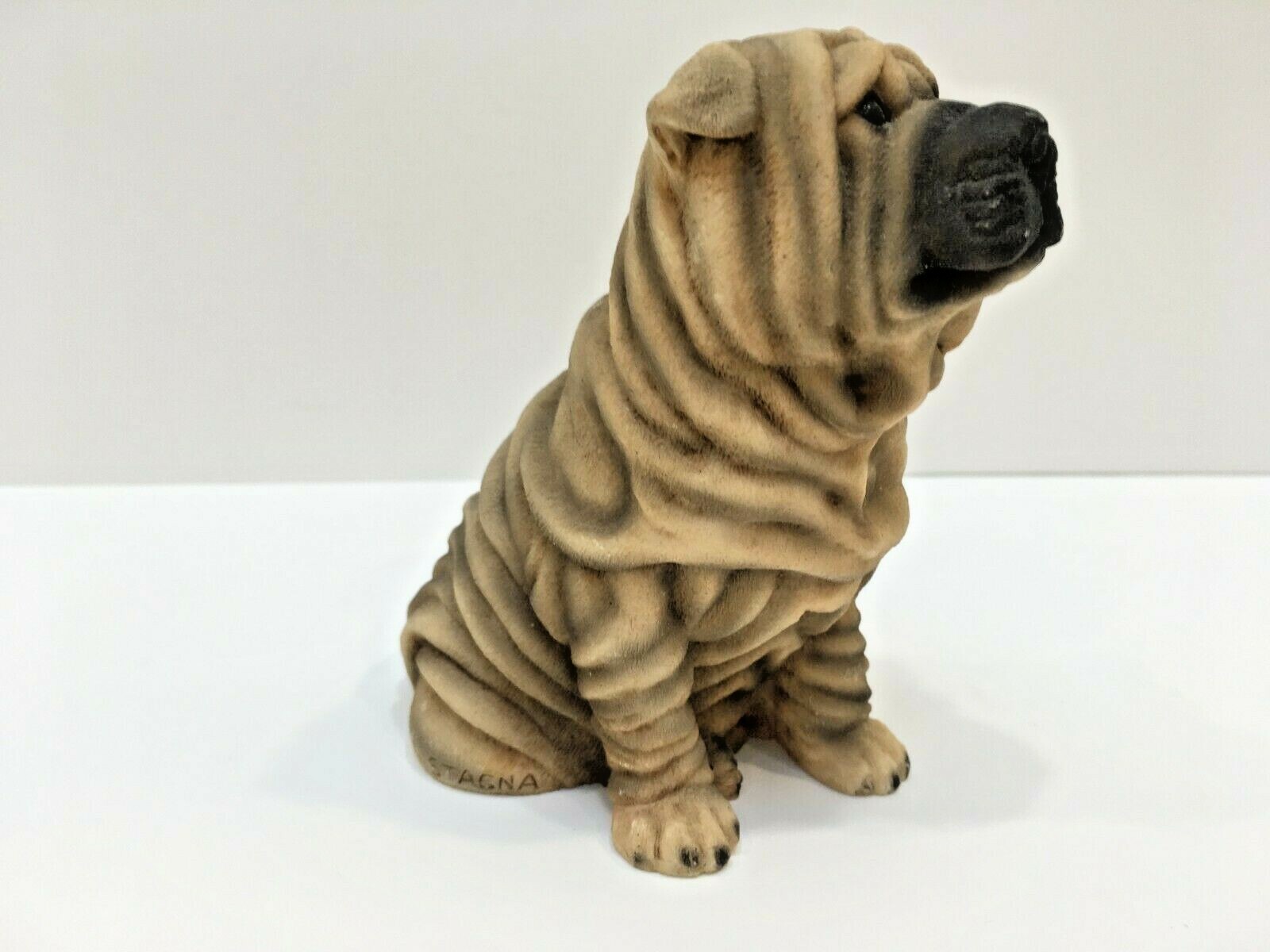 Castagna DOG FIGURE Polyresin 4.25" Tall Signed From Italy 1998 | eBay