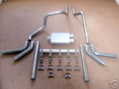 Dual Exhaust Kit 88-01 Chevy S10/15 Aluminized Truck | eBay