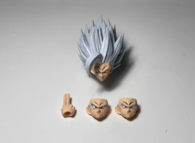 custom gohan shf 1/12 Beast gohan head kit Solid colour（ No Figure） | eBay