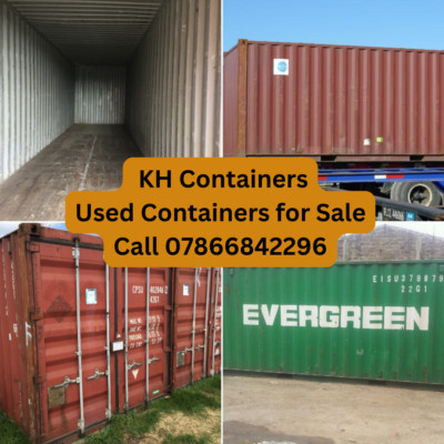 20ft Used Shipping Containers - 40fts available - Wind and Watertight ...