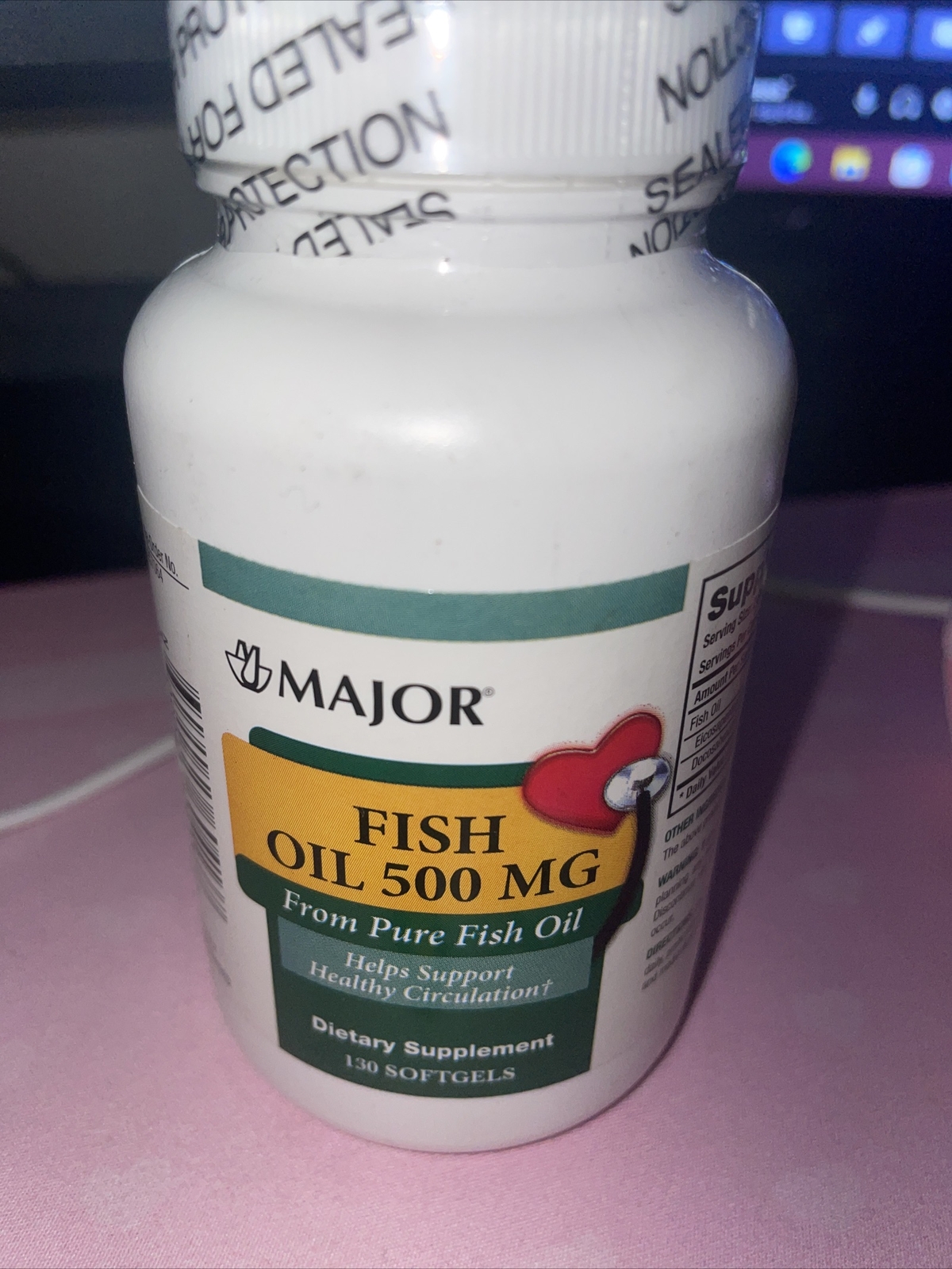 Major Pharma Fish Oil 500mg Gelcaps - 130 Each for sale online | eBay