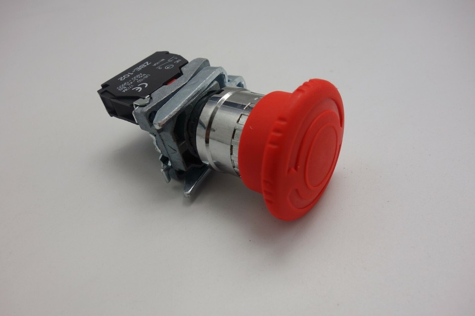 4PCS Mushroom head release Emergency switching off pushbuttons Fits ...