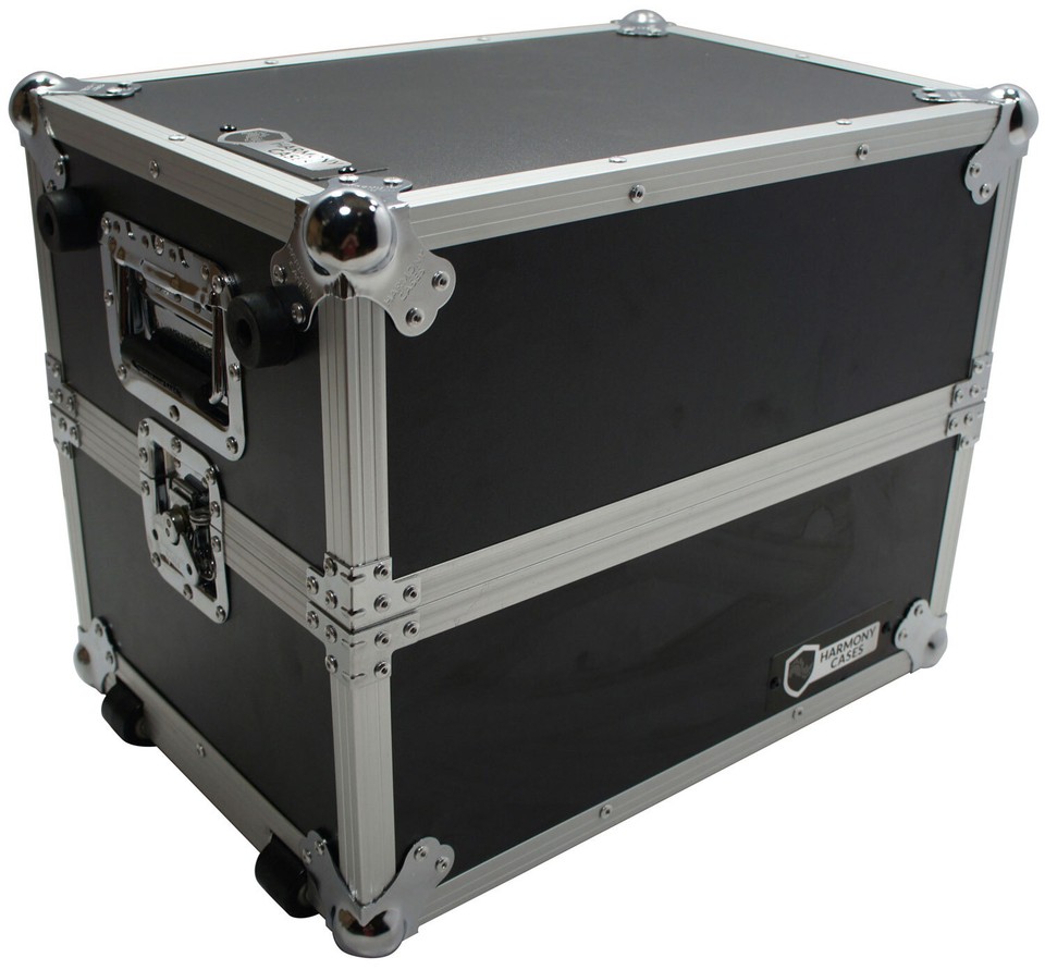 Harmony Case HCLPHWE Rolling Flight Case Wheels & Handle 100 LP Vinyl ...