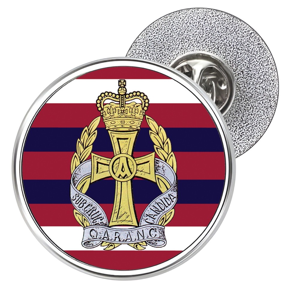 QARANC Metal Lapel Pin Badge 25mm- Kings & Queens Crown Variants ...