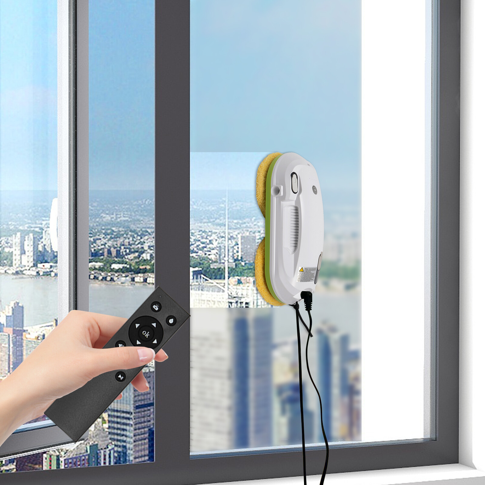 Electric Automatic Water Spray Window Cleaner Glass Cleaning With ...