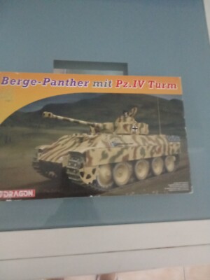 MODELE REDUIT - DRAGON - BERGE PANTHER MIT PZ.IV TURM - REF 7508 | eBay