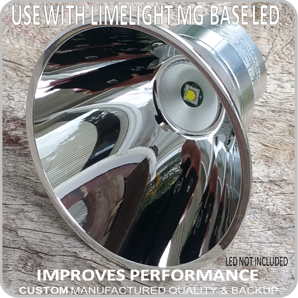 MAGLITE UPGRADE PARABOLIC REFLECTOR FLASHLIGHT TORCH C & D SIZE ...