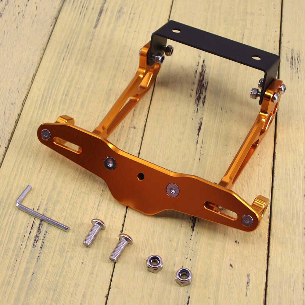 GOLD Motorcycle Billet CNC Number Plate Tail Tidy Lisence Bracket Hot ...