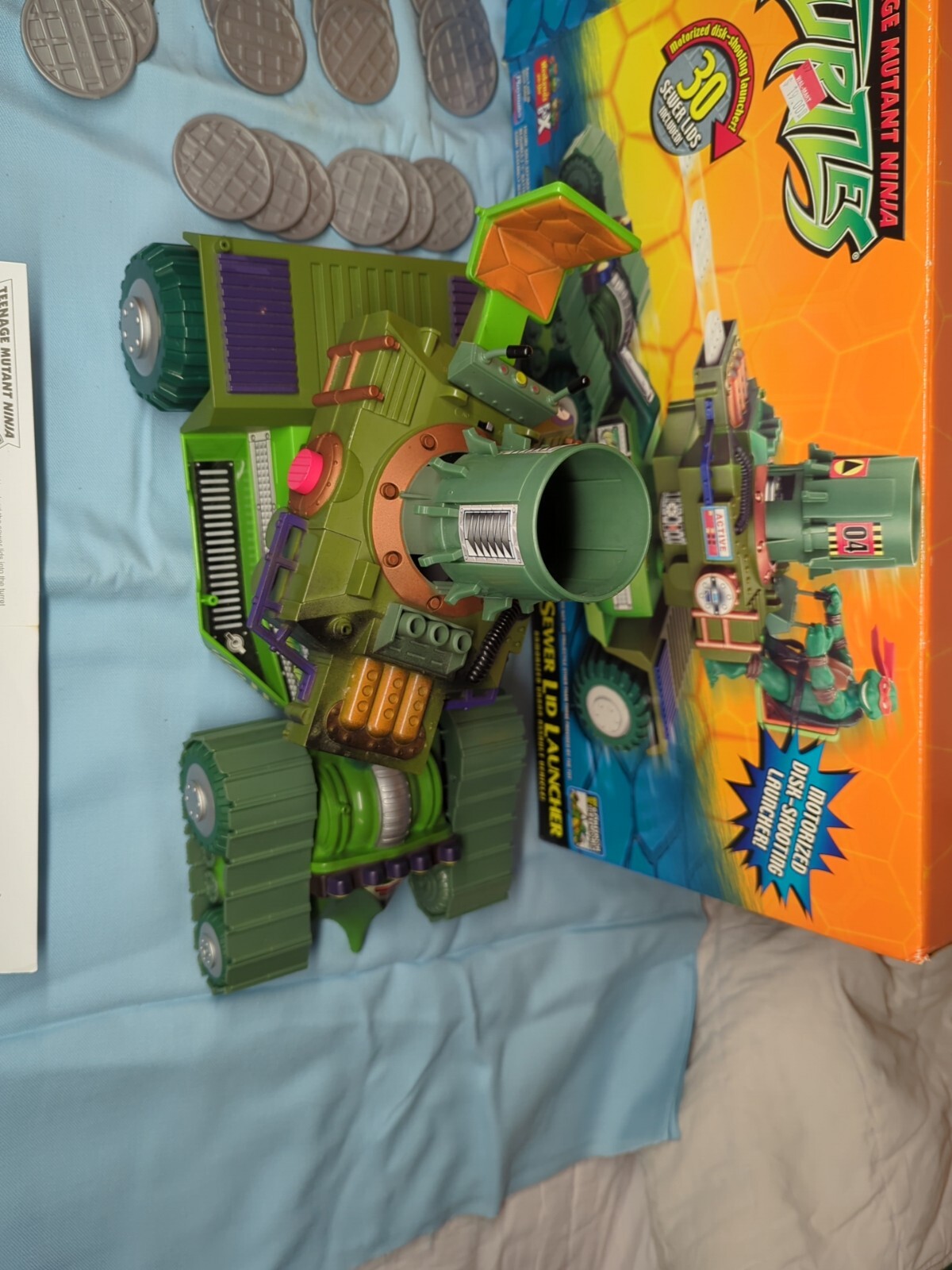 Teenage Mutant Ninja Turtles Sewer Lid Launcher Armorized Vehicle 2004 ...