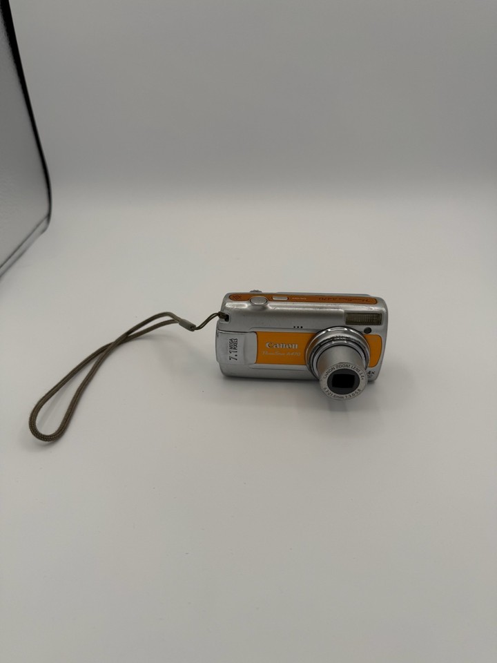 Canon PowerShot A470 7.1MP Digital Camera - Orange | eBay