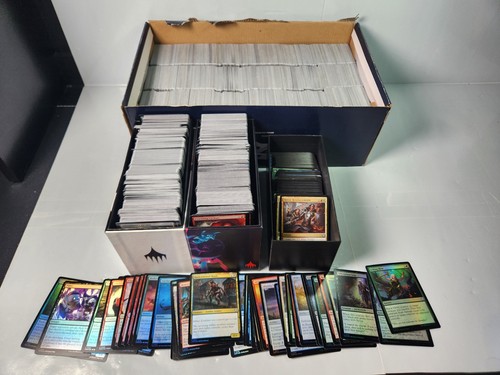 Magic The Gathering Bulk Card Lot 4,000+ Cards Mostly Com/uncom W/rares ...