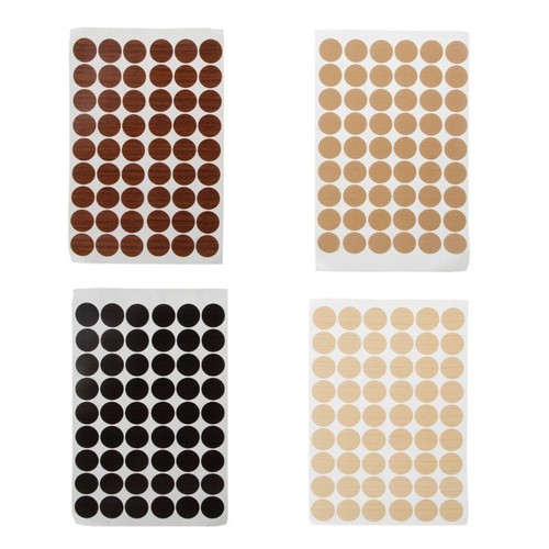 54 Pcs Self Adhesive Screw Holes Stickers Furniture Decor Repair ...