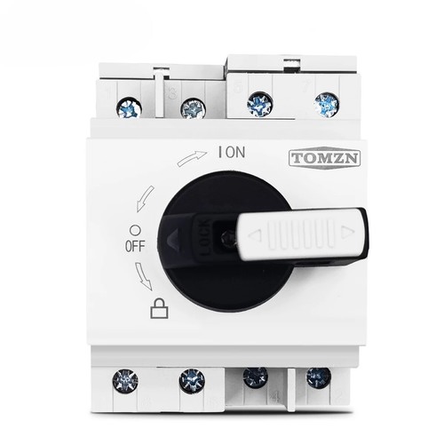 DC 1200V 32A Din Rail Solar Rotating Handle Isolator Rotary Switch ...