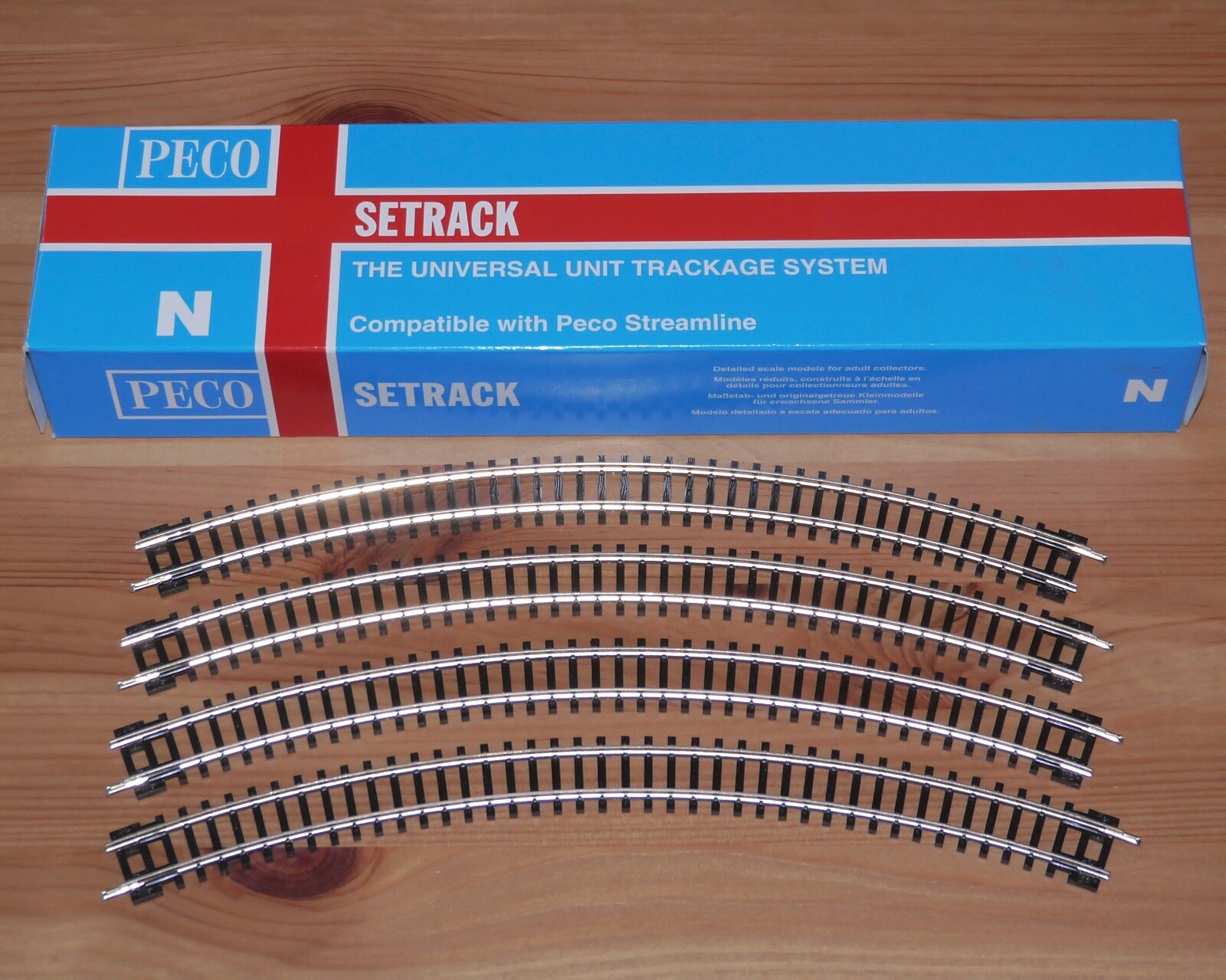 Peco N Gauge Setrack code 80 Turnouts Points Crossings Straights Curves ...