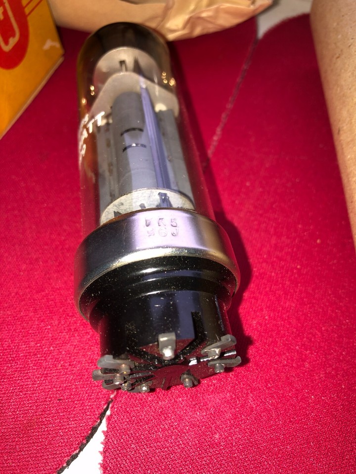 Philips Miniwatt NOS 4699 Metalrim 5 x NosNib 1956 Tubes 4699 ( EL6 ...