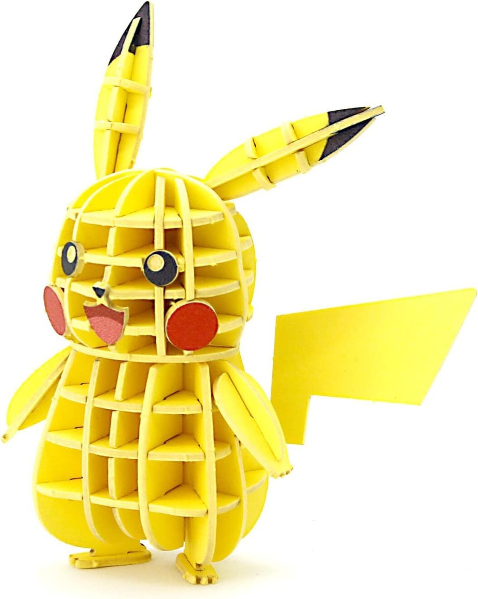 3d Origami Pikachu Diagram Pikachu Sitting Papercraft – DIY Template