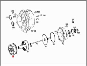 Genuine MERCEDES Planet carrier 2212708604 | eBay