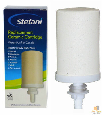 STEFANI Replacement Ceramic Water Filter Cartridge Purifier Candle ...